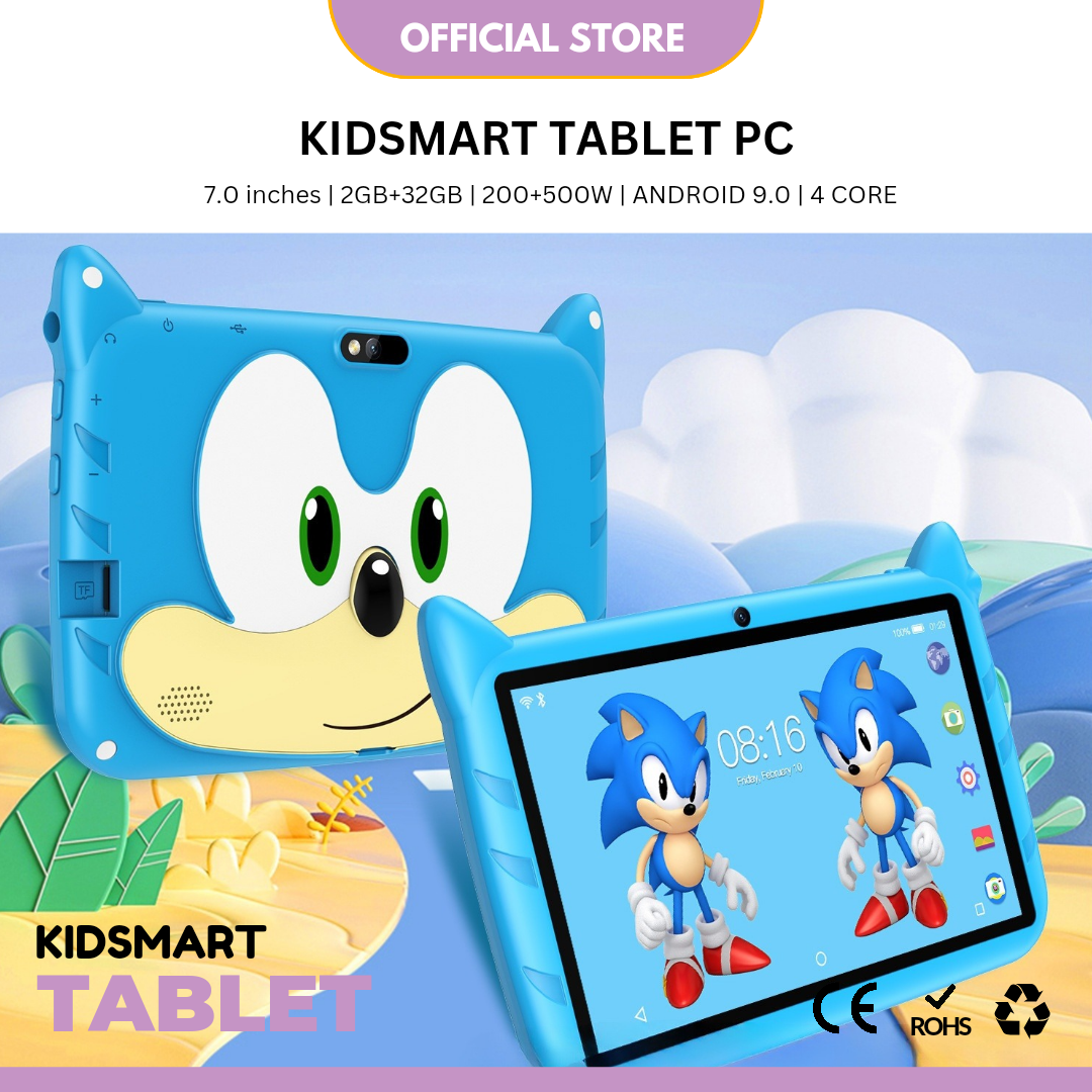 KIDS SMART ANDROID TABLET WIFI TAB HD Display | Capybara Melody Memory ...