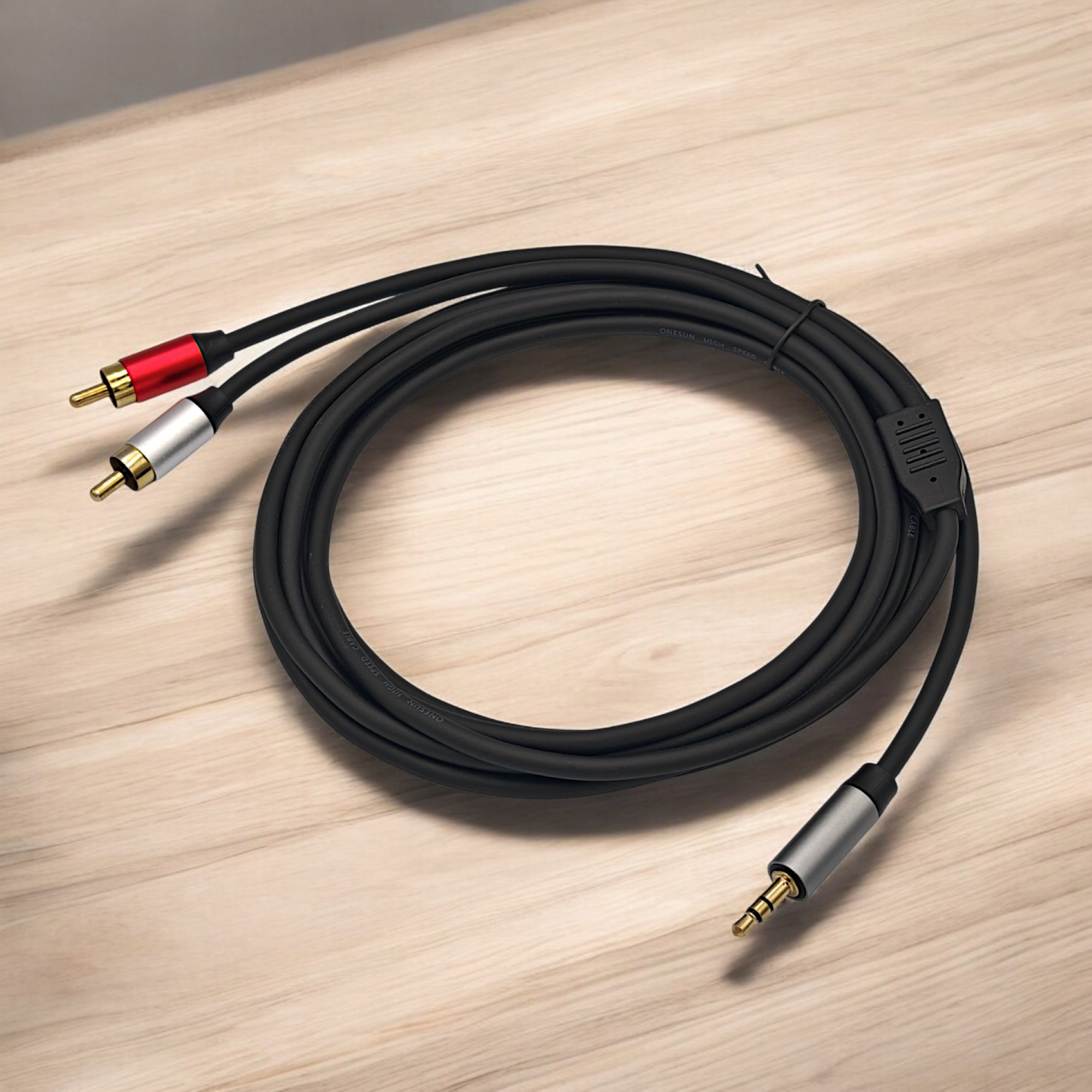 **Hight Quality** 3.5mm Stereo Plug to 2 RCA plug Gold Plated Audio ...