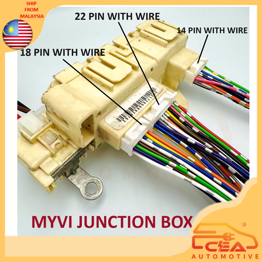 1PCS PERODUA MYVI ALZA JUNCTION BOX SOCKET CONNECTOR 10 PIN 14 PIN 16 ...