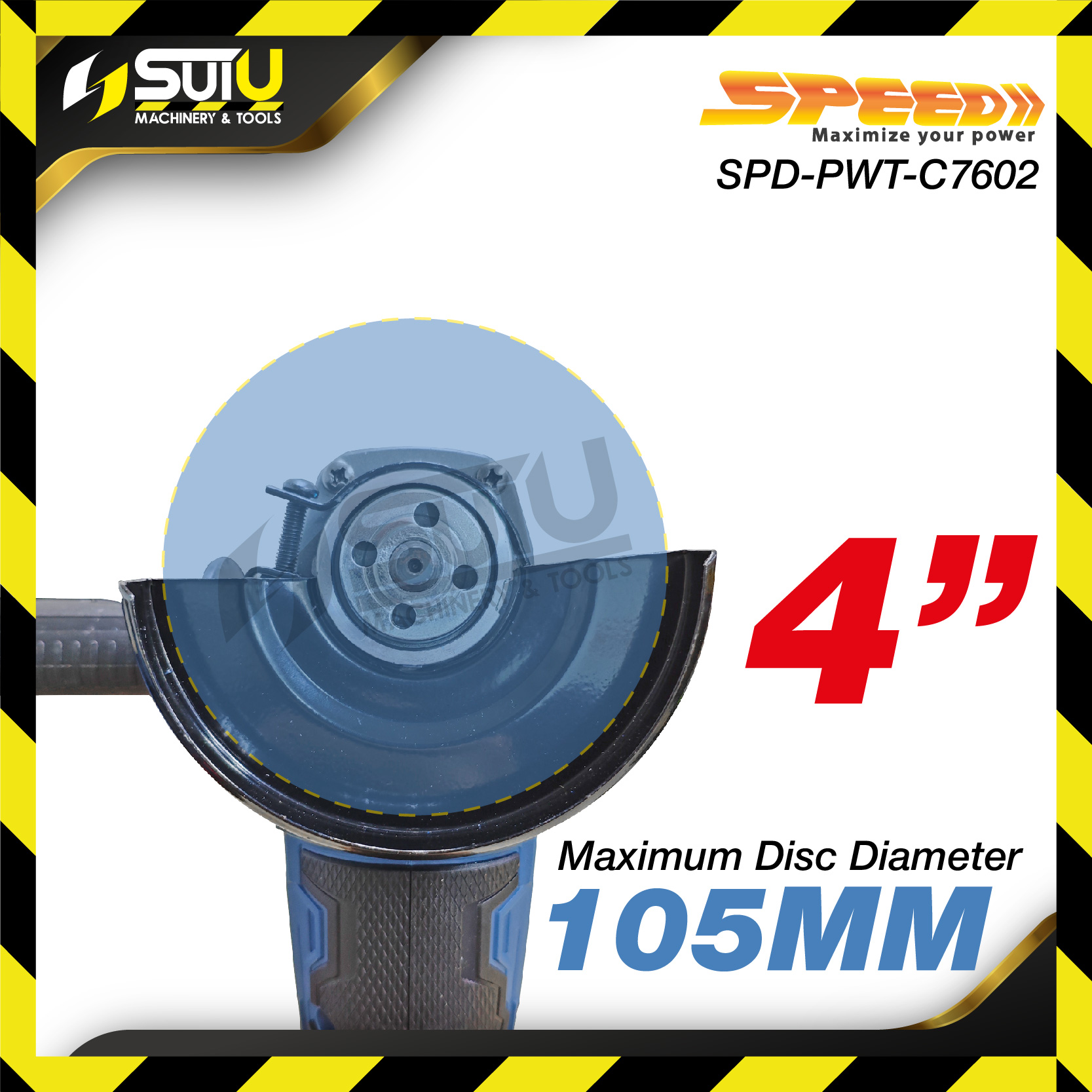 SPEED SPD-PWT-C7602 21V 2IN1 Combo Set (SPD-PWT-S6603 Drill + SPD-PWT-S6605 Angle Grinder ...
