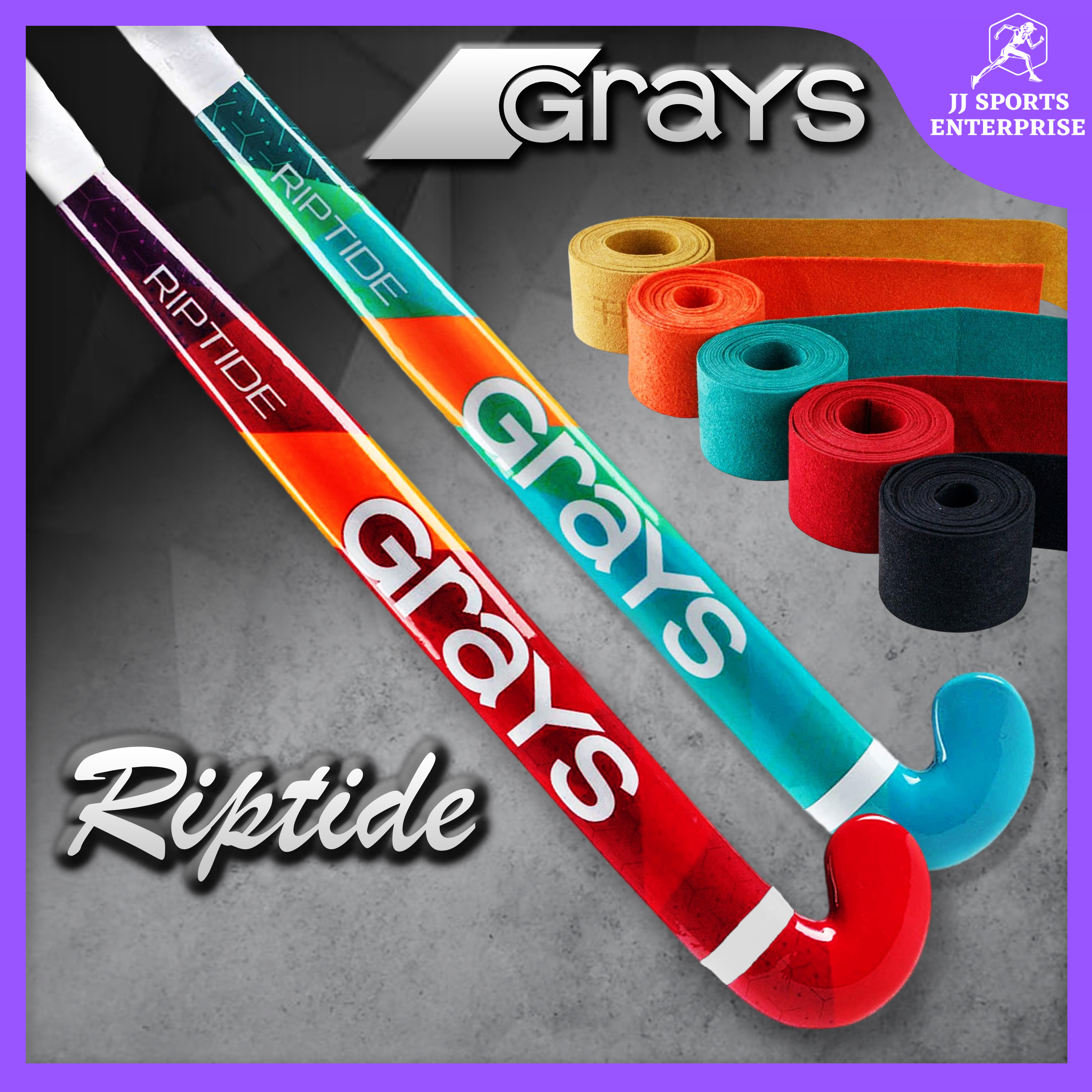 Grays Riptide Ultrabow Wooden Hockey Stick with Fiber Reinforced Entry ...