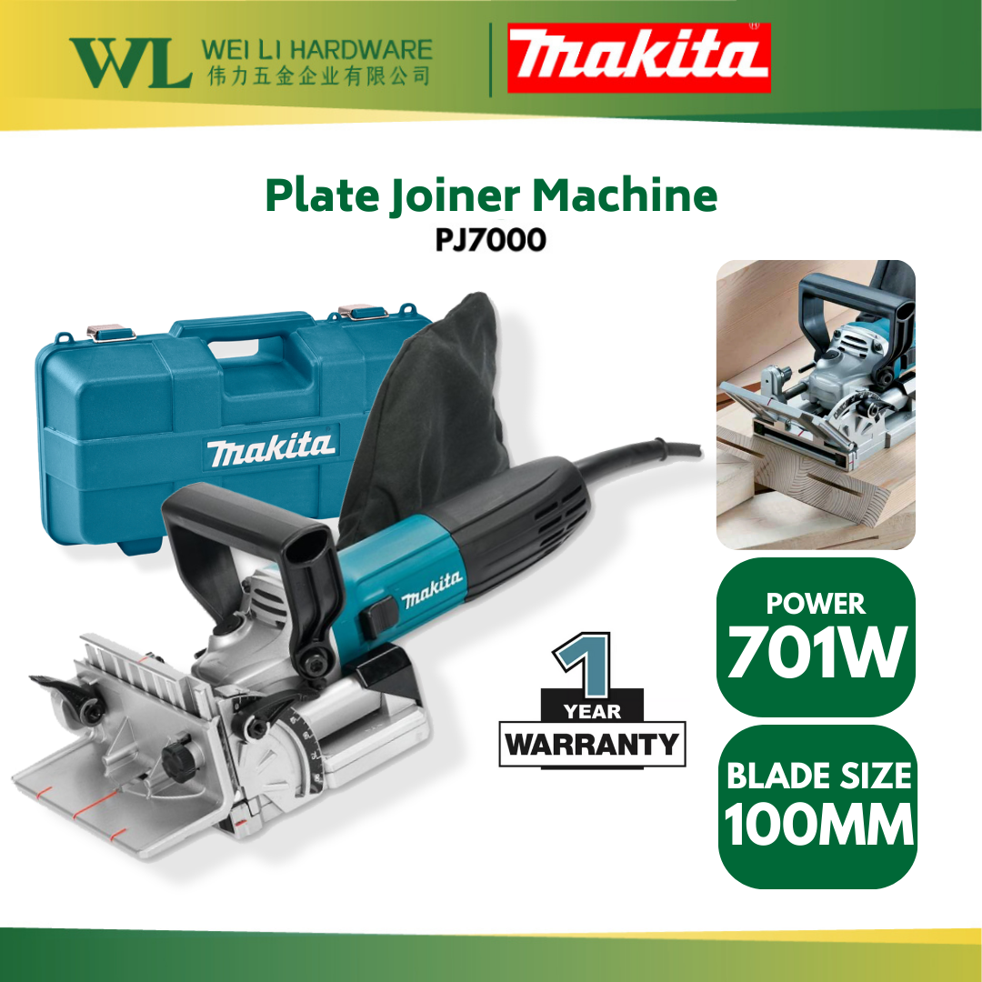 MAKITA PJ7000 Biscuit Plate Joiner Machine 701W (1Year Warranty ...
