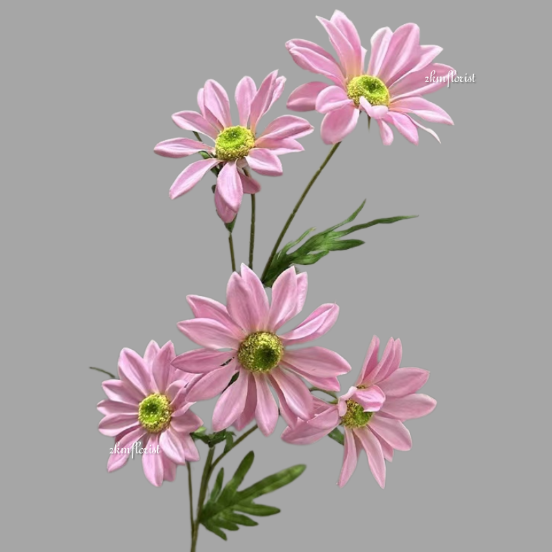 (5HEADS) FUJI CHRYSANTHEMUM Artificial Flower Bunga Plant Fake Orchid ...