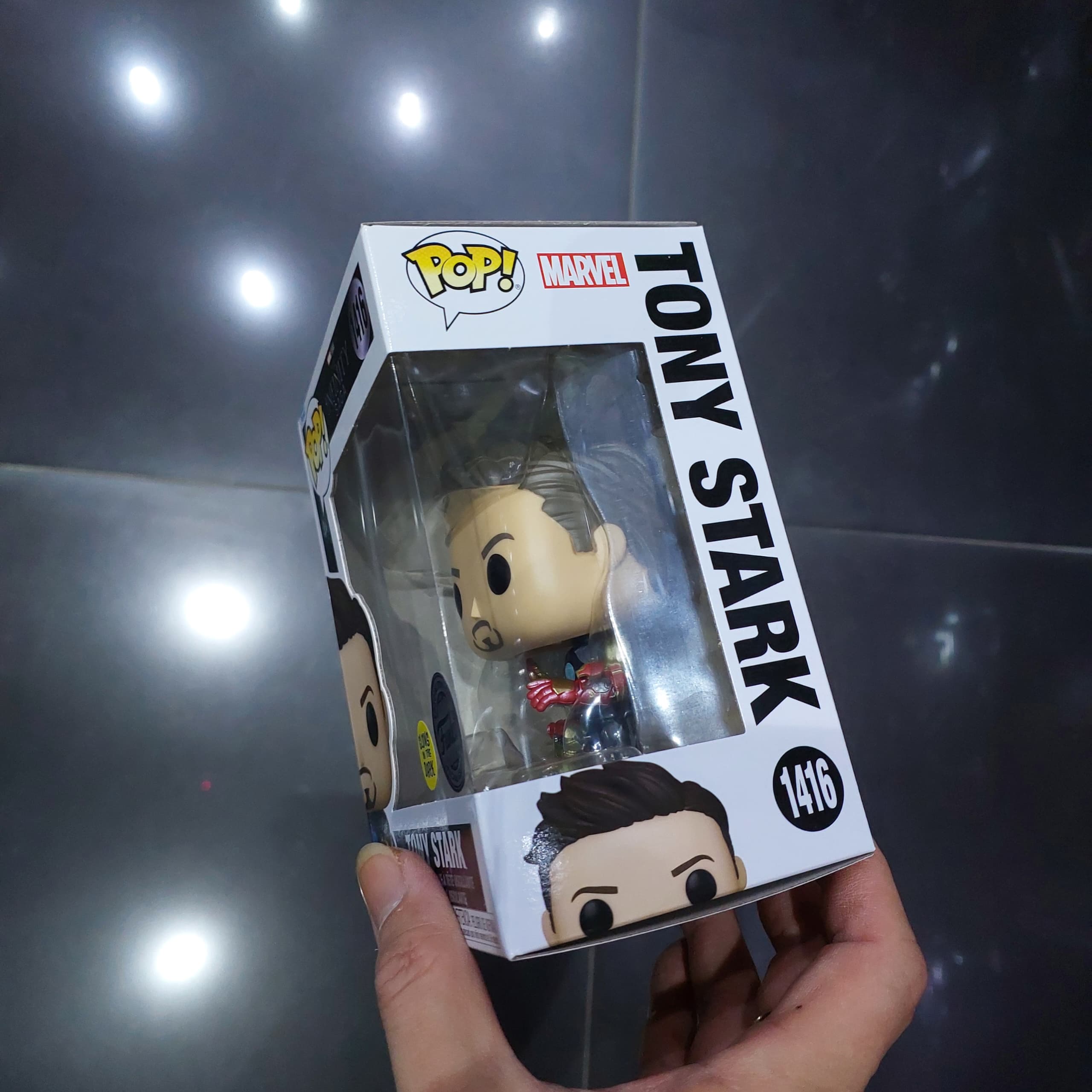 Funko Pop Tony Stark 1416 Marvel Infinity Saga Iron Man Bobble Head ...