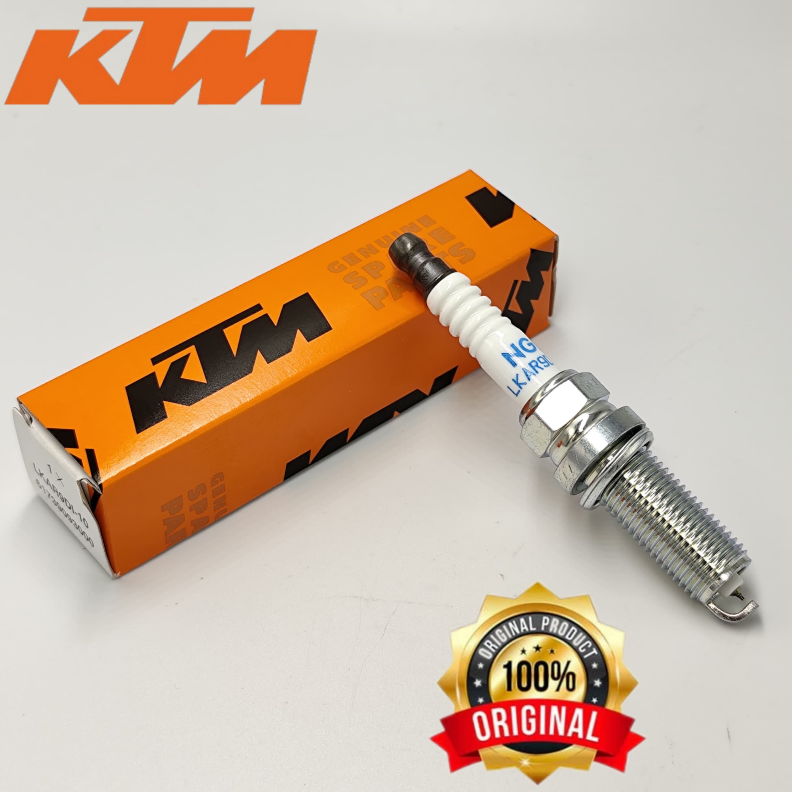 61739093000 KTM SPARK PLUG NGK LKLAR9DI-10 M12X1.25 KTM 100%ORIGINAL ...