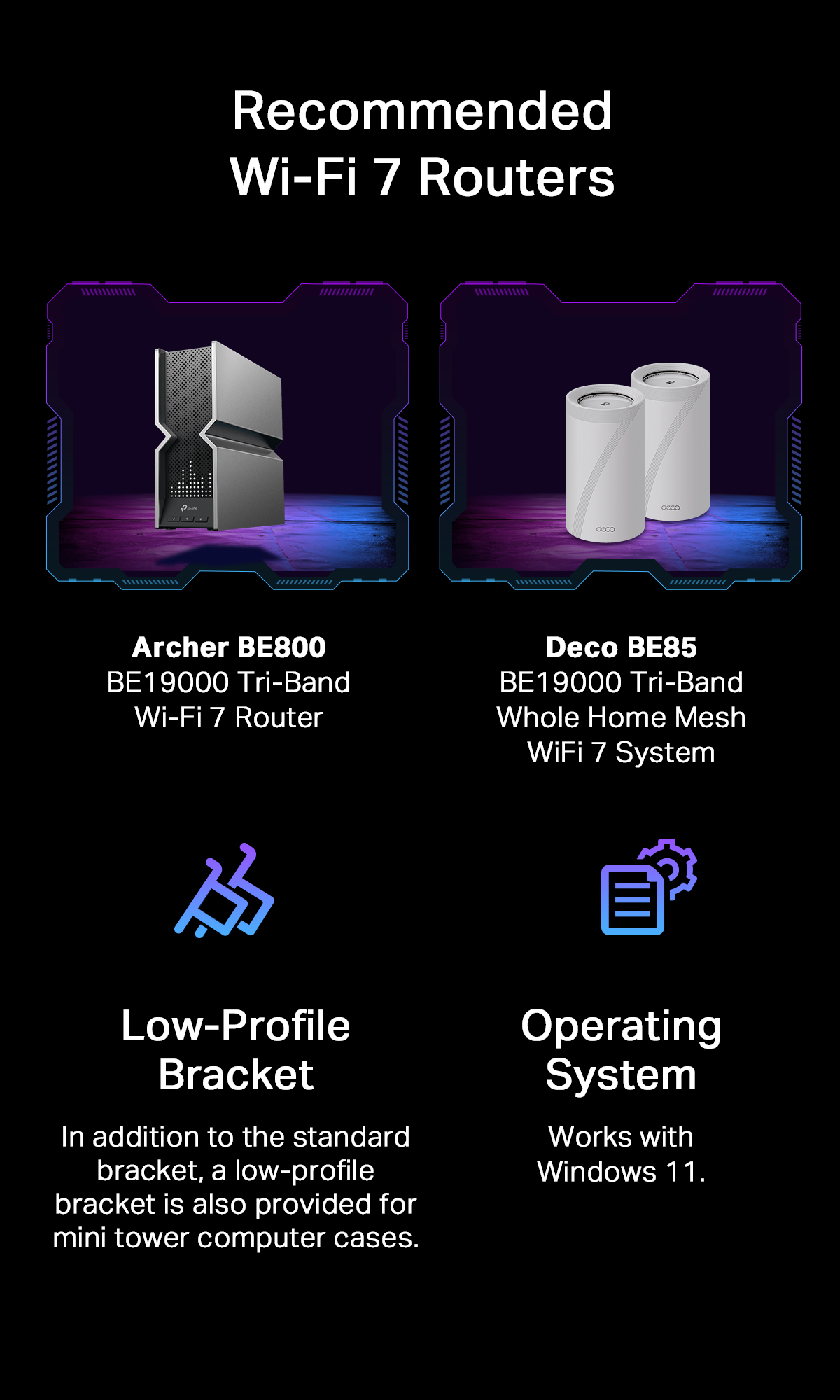 TP-Link BE9300 Wi-Fi 7 BT 5.4 PCI-E Adapter Archer TBE550E | Shopee ...