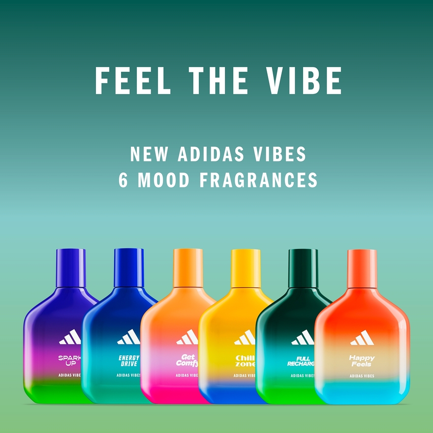 Adidas Vibes EDP Full Recharge - Unisex Eau De Parfum, Minyak Wangi ...
