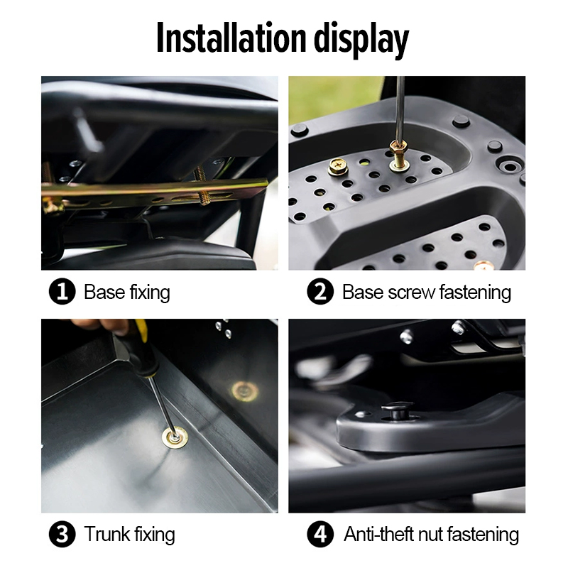 TOP BOX BELAKANG MOTOR TANKER 45L 38L ALUMINIUM STAINLESS STEEL LOCK ...