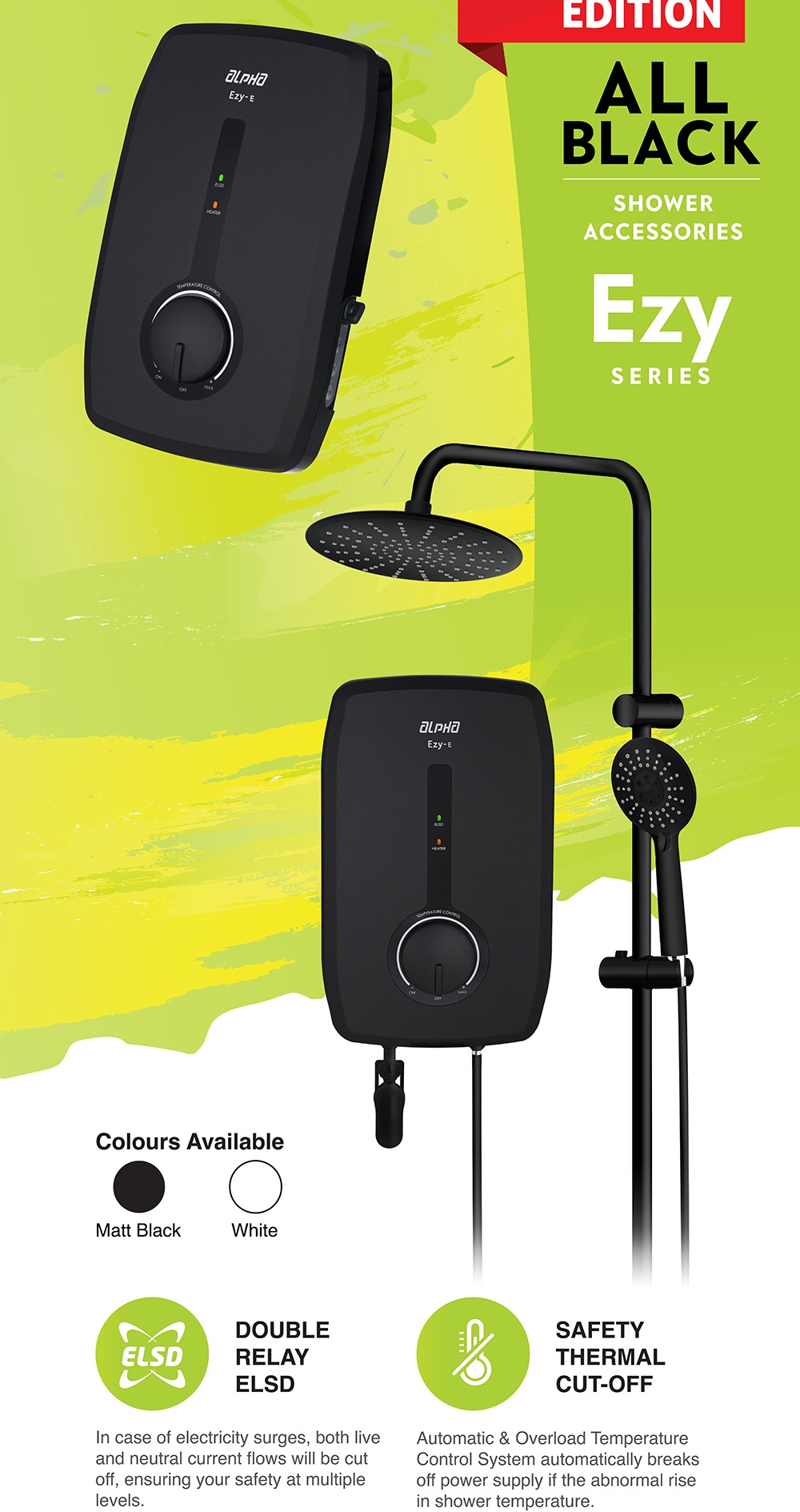 (Rm99 Install) ALPHA - EZY i Rain Shower Instant Water Heater (DC Pump) | EZY i Instant Water ...