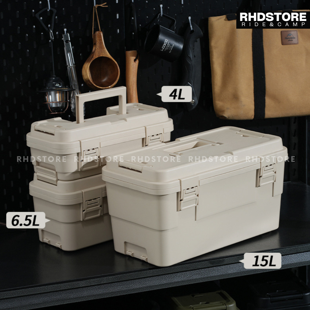 Stack Cargo With Tray Outdoor Camping Fishing Multipurpose Stackable ...