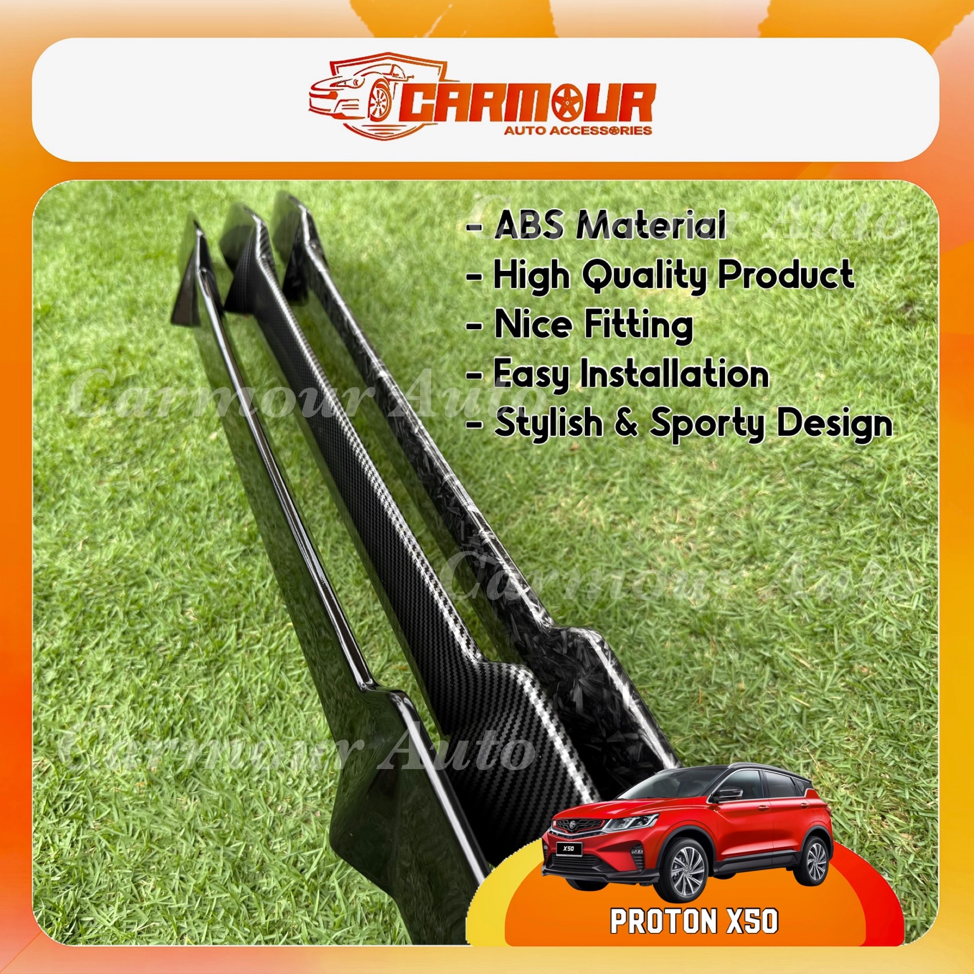 🔥New Arrival🔥 Proton X50 Rear Trunk Mid Spoiler M4 Sport Style Ducktail ...