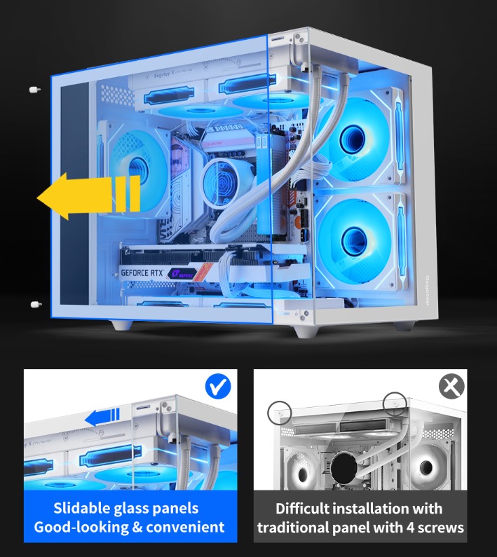 # Segotep Brave W1 - mATX T.G PC Case With 3 x 120mm ARGB Fans Pre ...