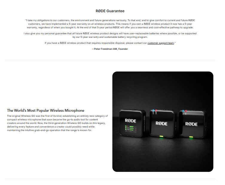 (READY STOCK) - Rode Wireless GO III | Wireless GO Gen 3 | Wireless Me ...