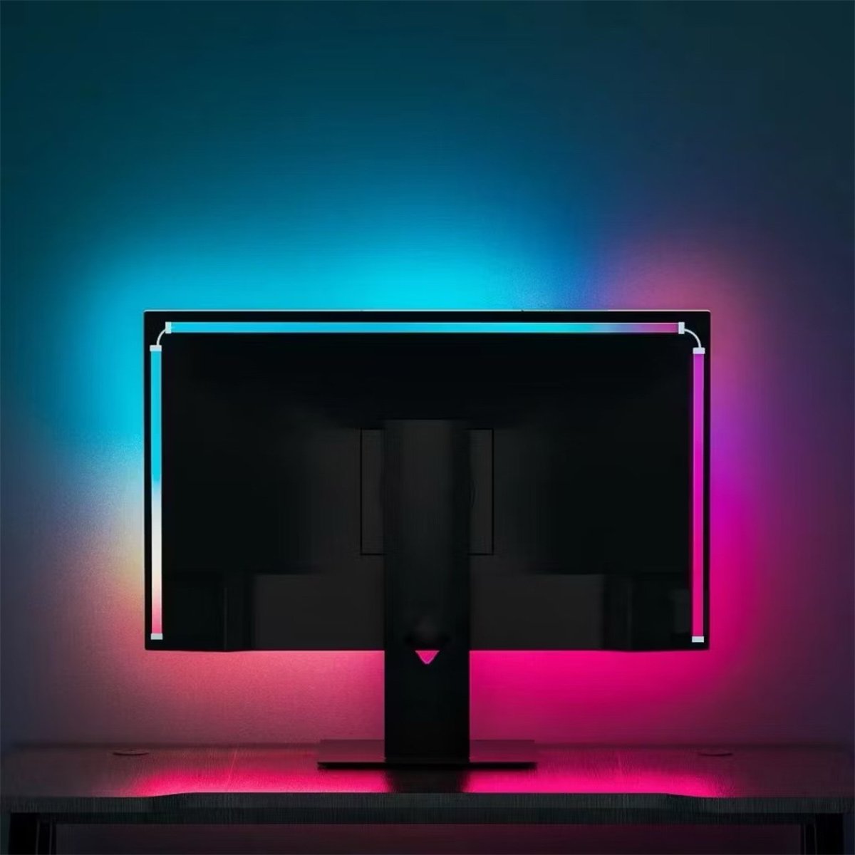 Skydimo H202 24"-34" RGB LED Backlight Sync with Computer Monitor Music Rhythm Light Strip for ...