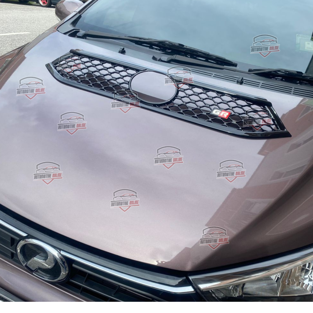 Perodua Bezza 2021-2024 Front Grill Glossy Black (Mini Cooper Style) RS ...