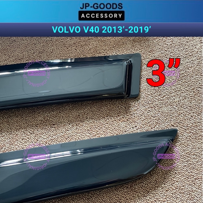 Volvo V40 2013-2019 Venttec Door Visor / Window Vent Visor Deflectors ...