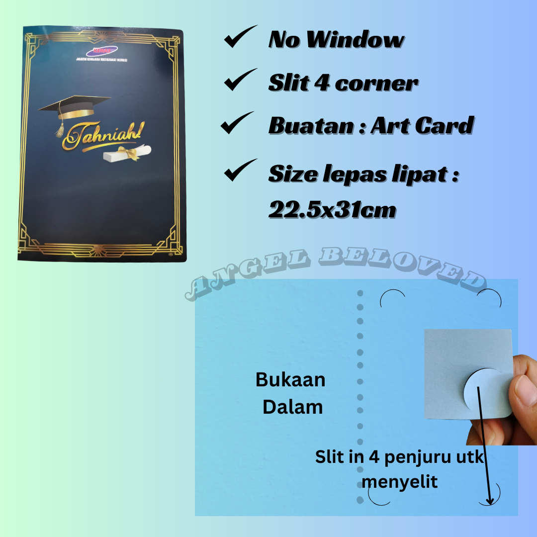 KEMAS Graduation Certificate Folder / Sijil Holder / Certificate Holder ...