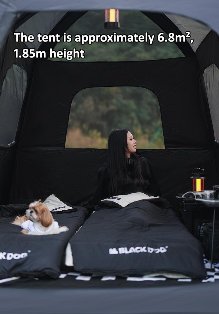 Blackdog ShanTing 6.8 Mountain Yard Camping Tent Easy Set Up ...