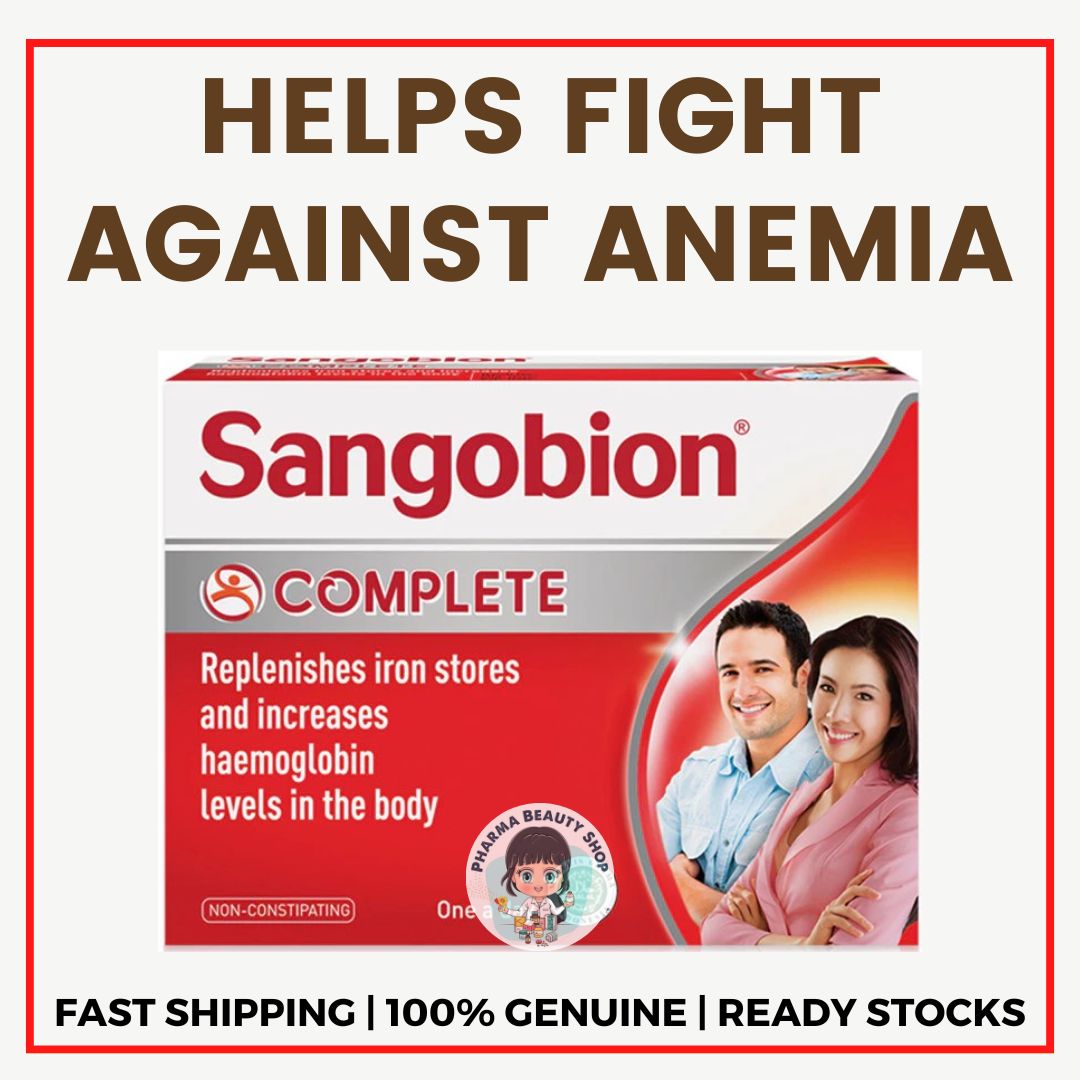 Sangobion Complete Strip 4 capsules - FIGHT AGAINST ANEMIA/ MELAWAN ...