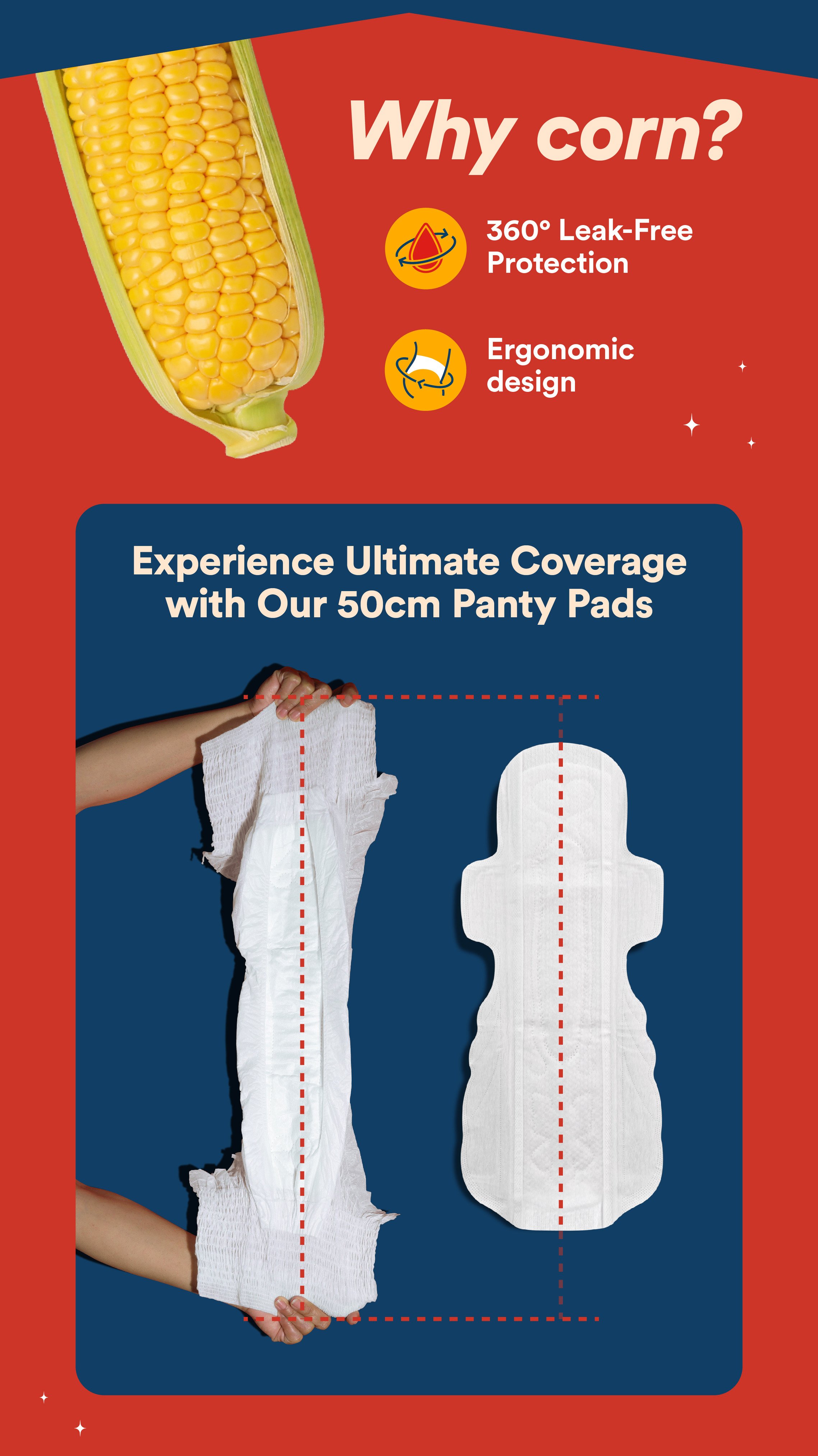 Blood Overnight Panties Sanitary Pad (4 pcs/pack) | Tuala Wanita Jenis ...