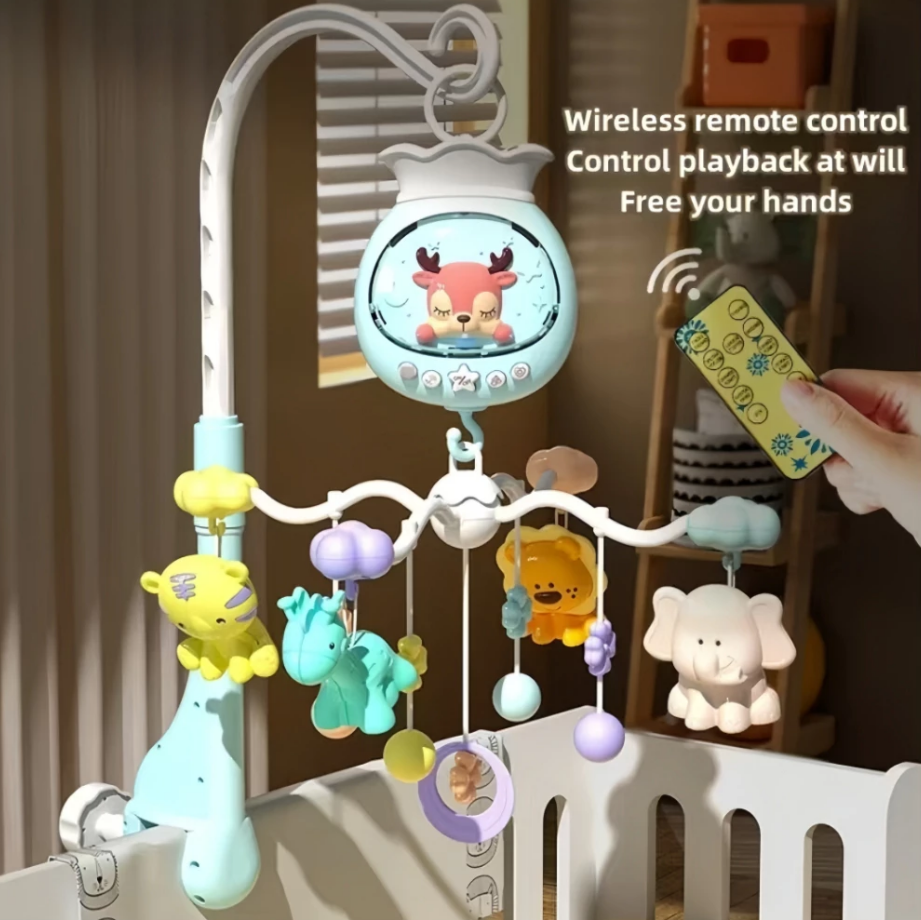 *NextDayDelivery* Baby Bed Bell Baby Crib Toys Rotating Baby music bed ...
