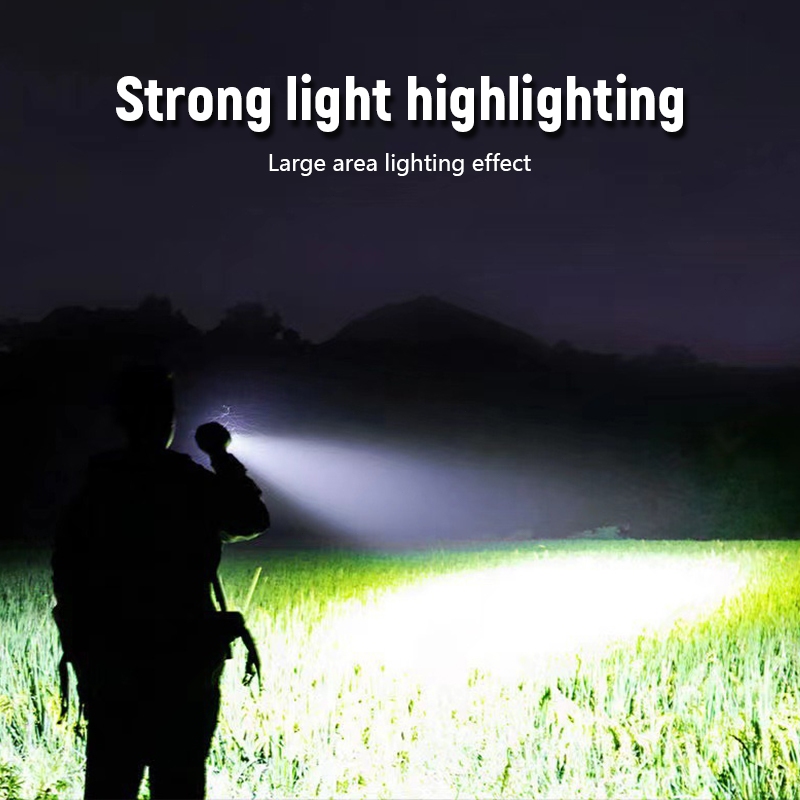 MiMi 520A Zooming Flashlight LED Zoomable Flashlight With Sidelight ...