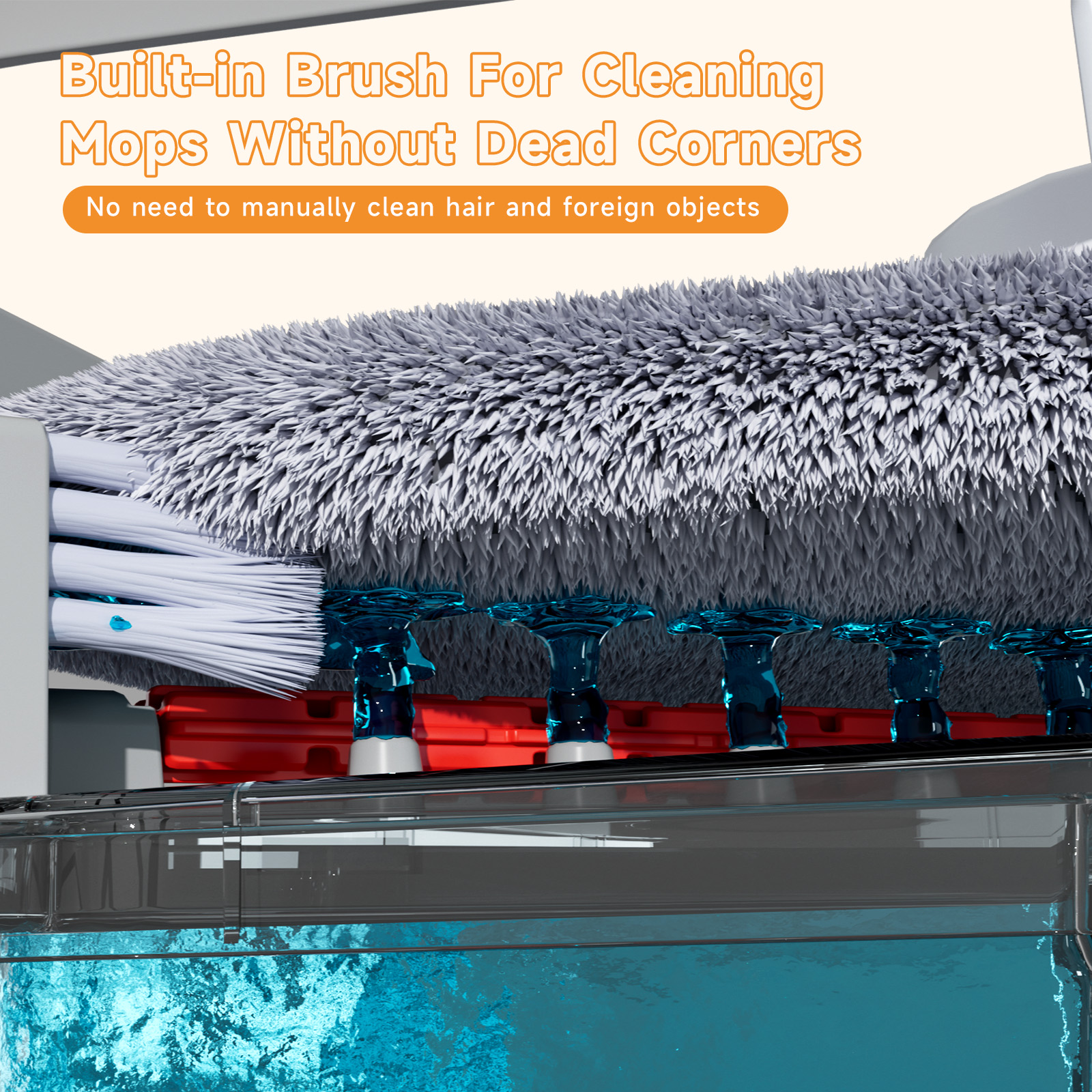 Zolele M20 Spin Mop Set Bucket Magic Rotating Mop No Hand-Washing Lazy ...