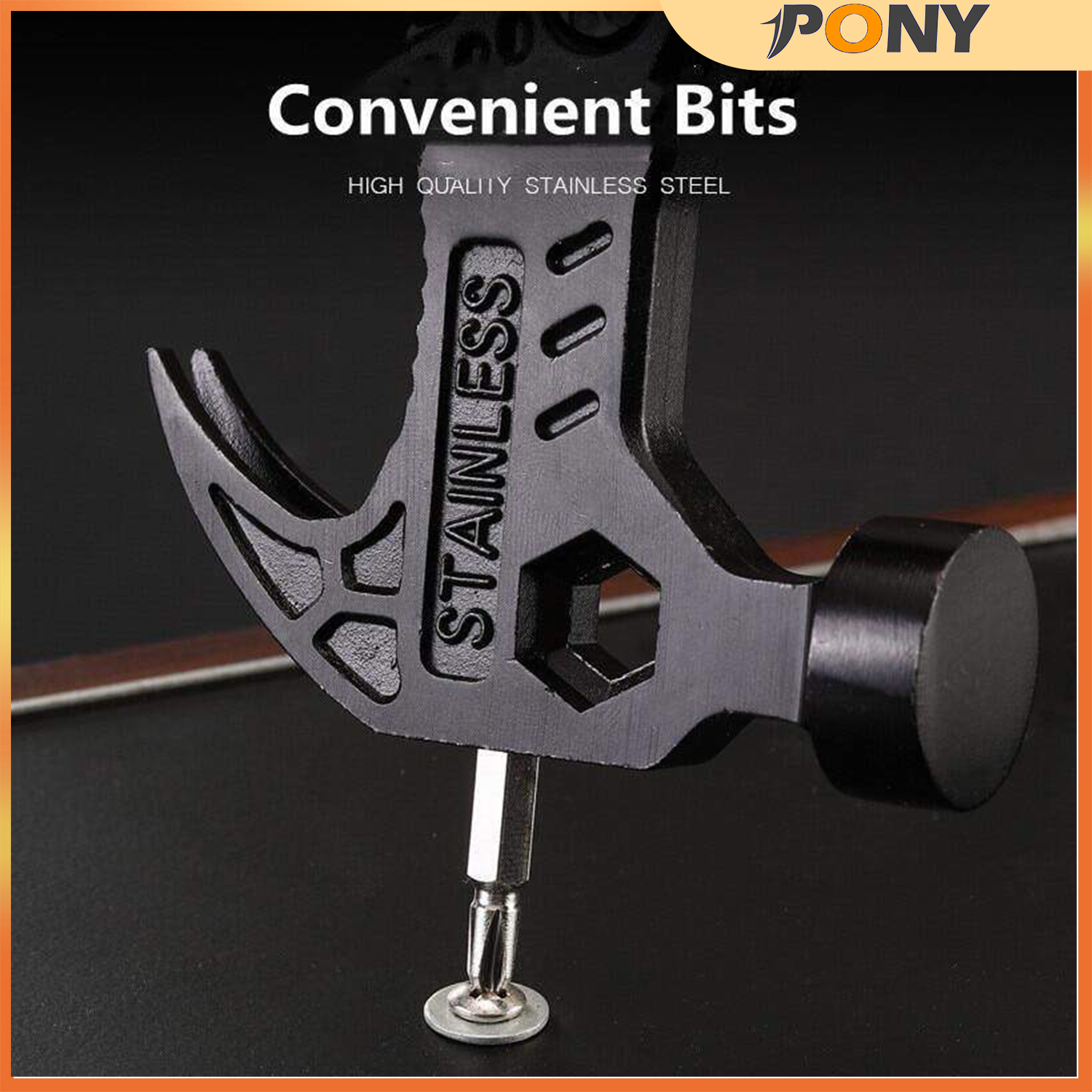PONY HOME-Multifunctional Pliers Multitool Claw Hammer Stainless Steel ...