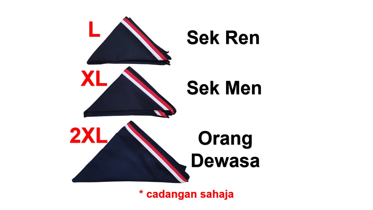 Skaf Pengakap untuk Sekolah | Scouts Scarf for School | Shopee Malaysia