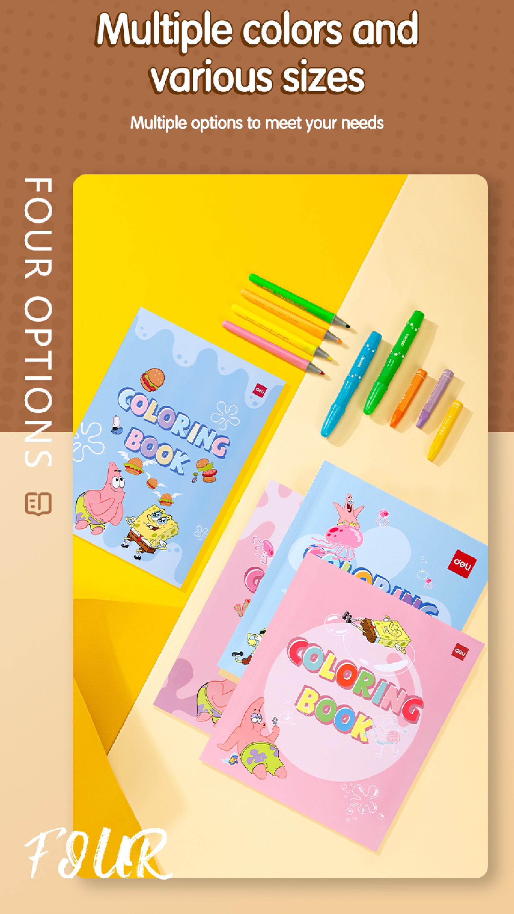 Deli Colouring Book Hobby Doddle Picture Colourful Buku Lukis (210 x ...