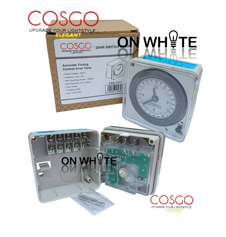 COSGO 24hrs Analog TimeR / Timer Switch | Shopee Malaysia