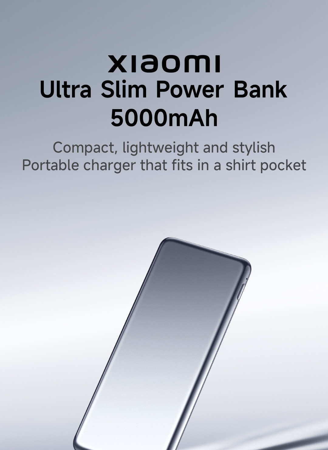 Xiaomi Ultra Slim Power Bank 5000mAh | Compact & Light Weight | 20W MAX Fast Charging | Two Way ...