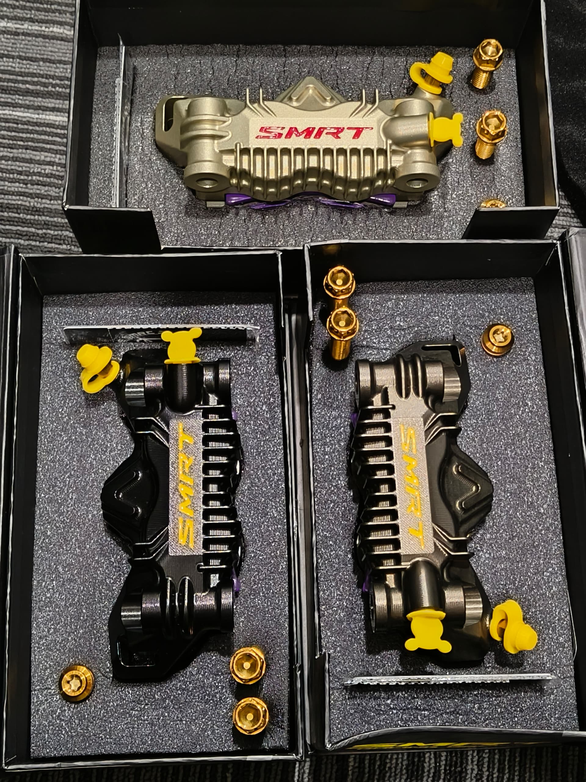 SMRT Caliper Pump 4Pot T-TX3 Design Cutting WSBK Pump Universal 100mm Left Right Y15 Y16 Lc135 ...