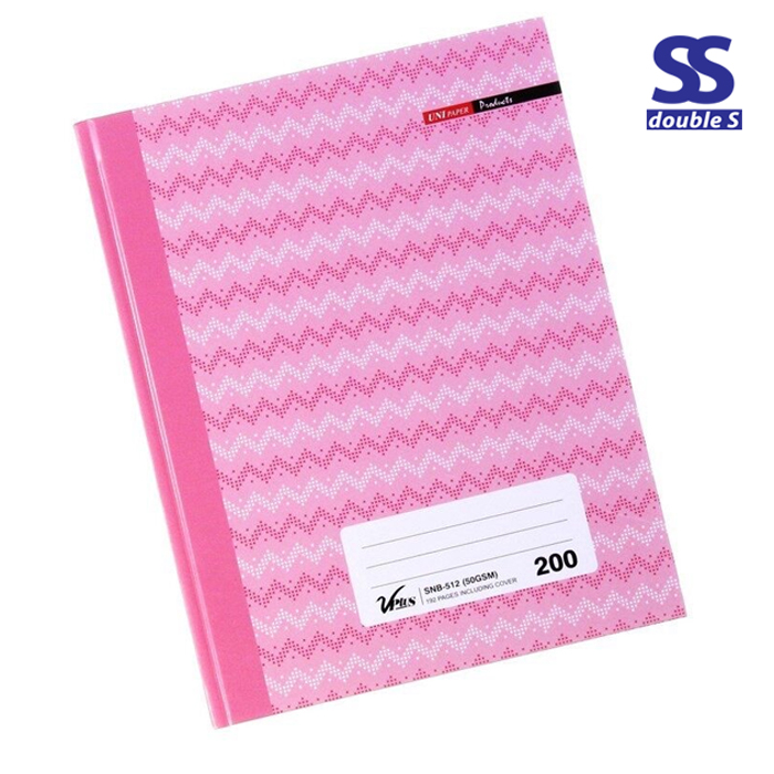 Uni Paper Vplus F5 / F4 Hard Cover Foolscap Book / Notebook (120/200 ...