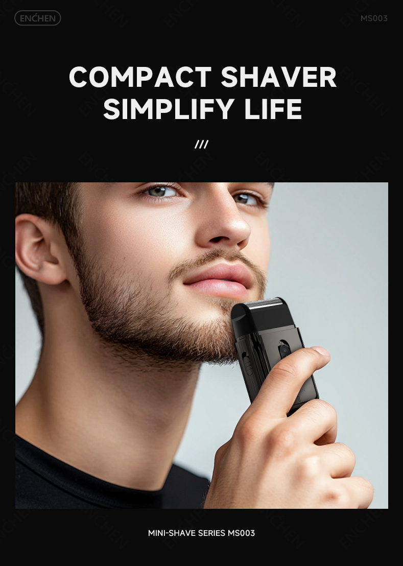 Enchen MS003 Mesin Cukur Janggut Mini Electric Shaver Portable Foil Shaver With Pop-up Sideburn ...