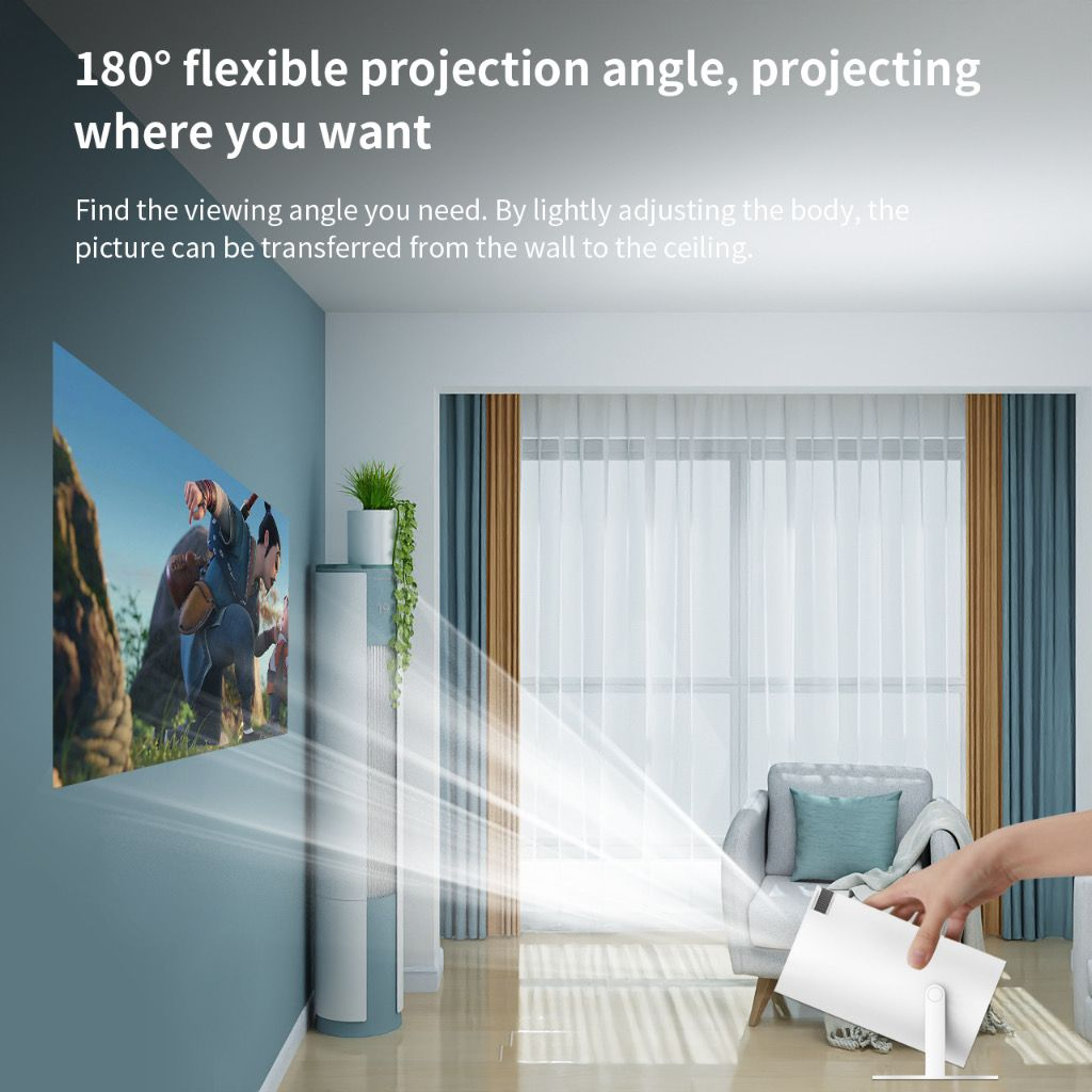 HY300 Mini Projector | Wireless WiFi 6 & Bluetooth | Android 11 LED ...