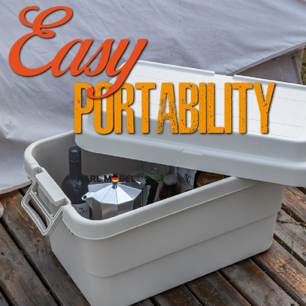 Multipurpose Storage Box Camping Portable Home Storage Box Heavy Duty ...