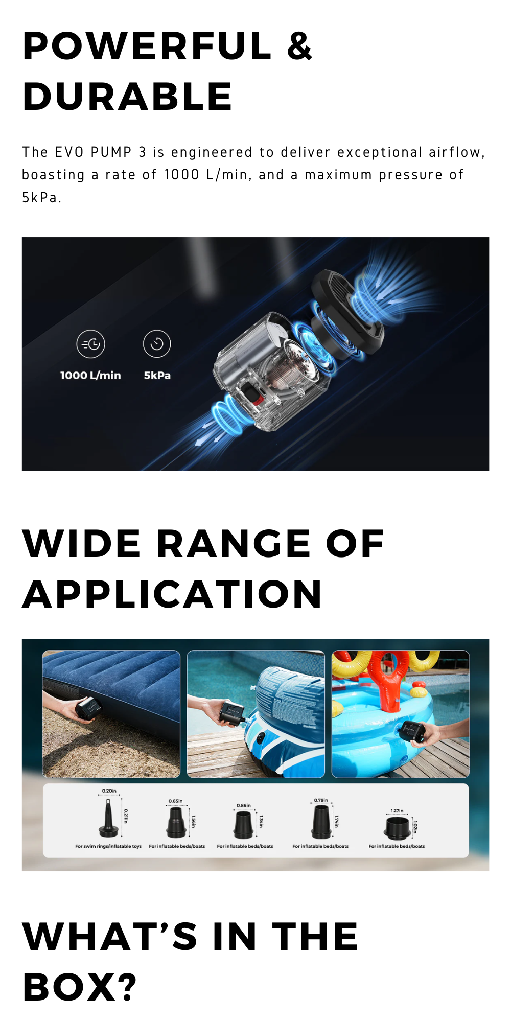 Flextail Evo Pump 3 The Next Generation of Home & Outdoor Battery Powered Air Pump | Shopee Malaysia