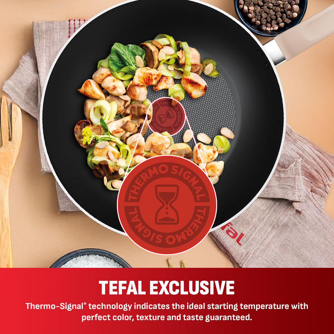 [Daisy Bundle] Tefal Daisy Frypan 20cm + Daisy Wokpan 28cm + Comfort ...