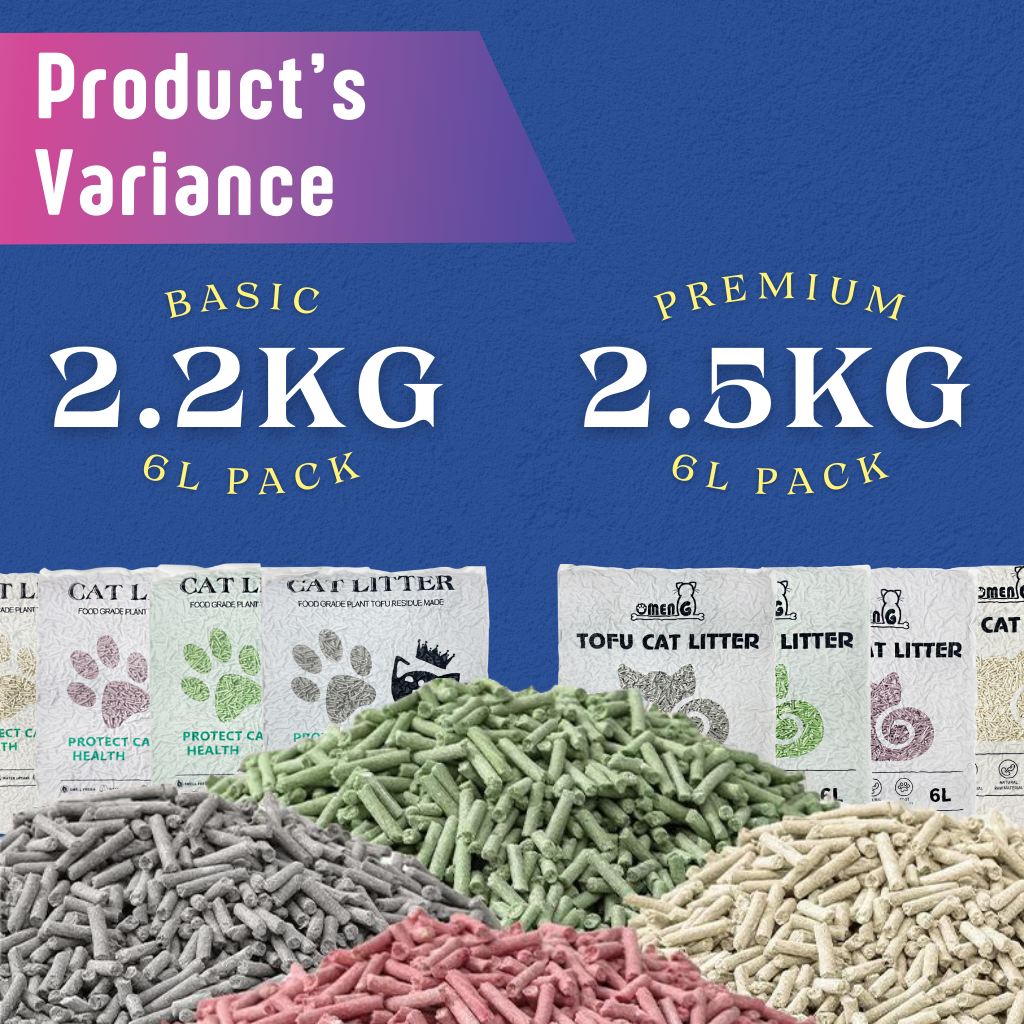 Pasir Kucing | 6L 2.2KG/2.5KG Premium Quality Tofu Cat Litter Cat Litter Sand Super Clumping Cat ...