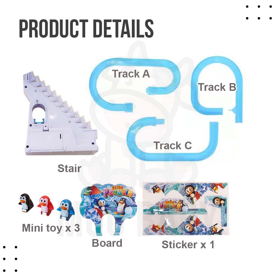 🐮Moo Baby Mainan Penguin Naik Tangga Music Toys for Baby Moving Toys ...