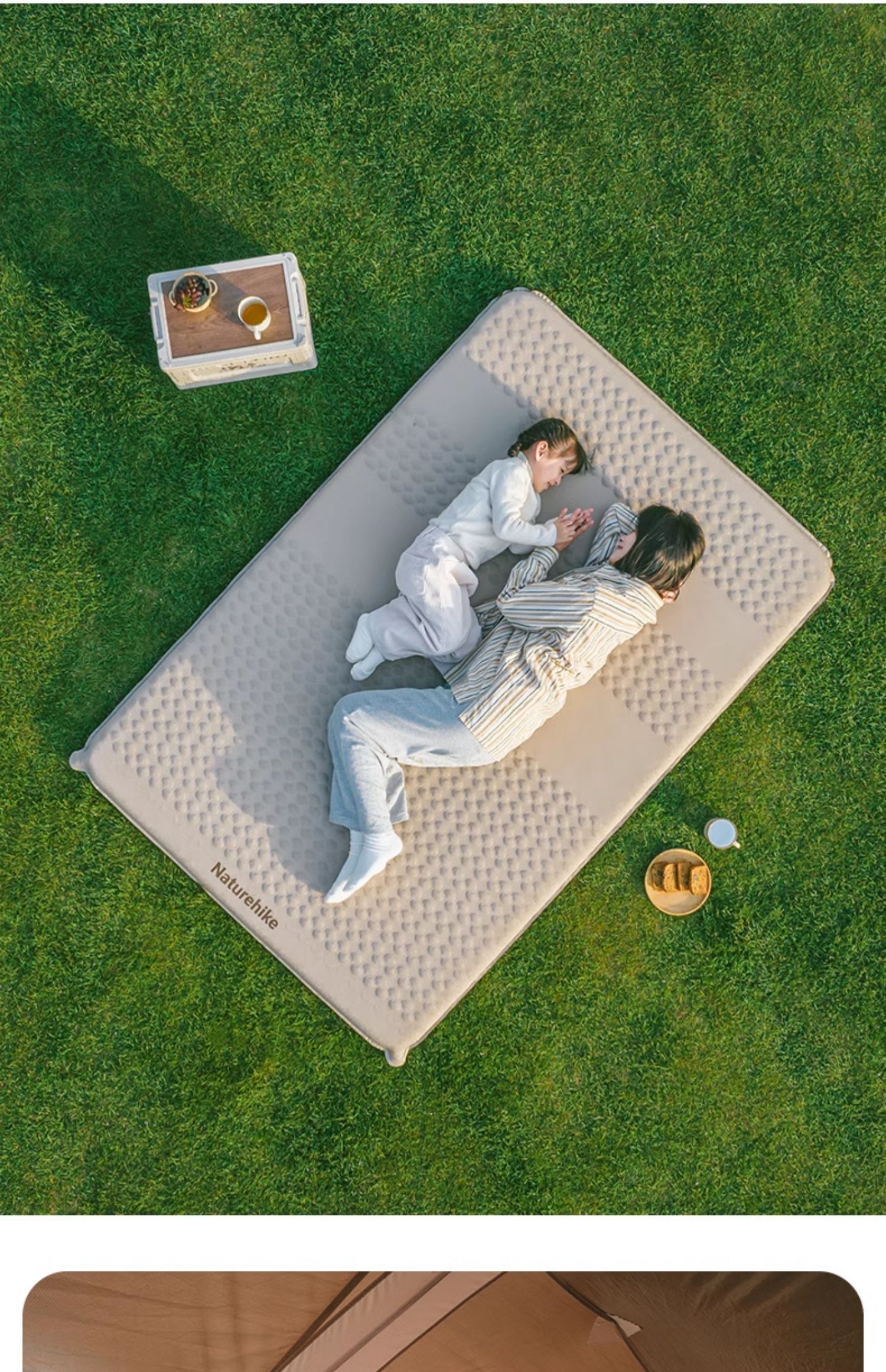 Naturehike Sponge Bed 6.5cm Mattress Auto Inflate Inflatable Pad Tilam ...