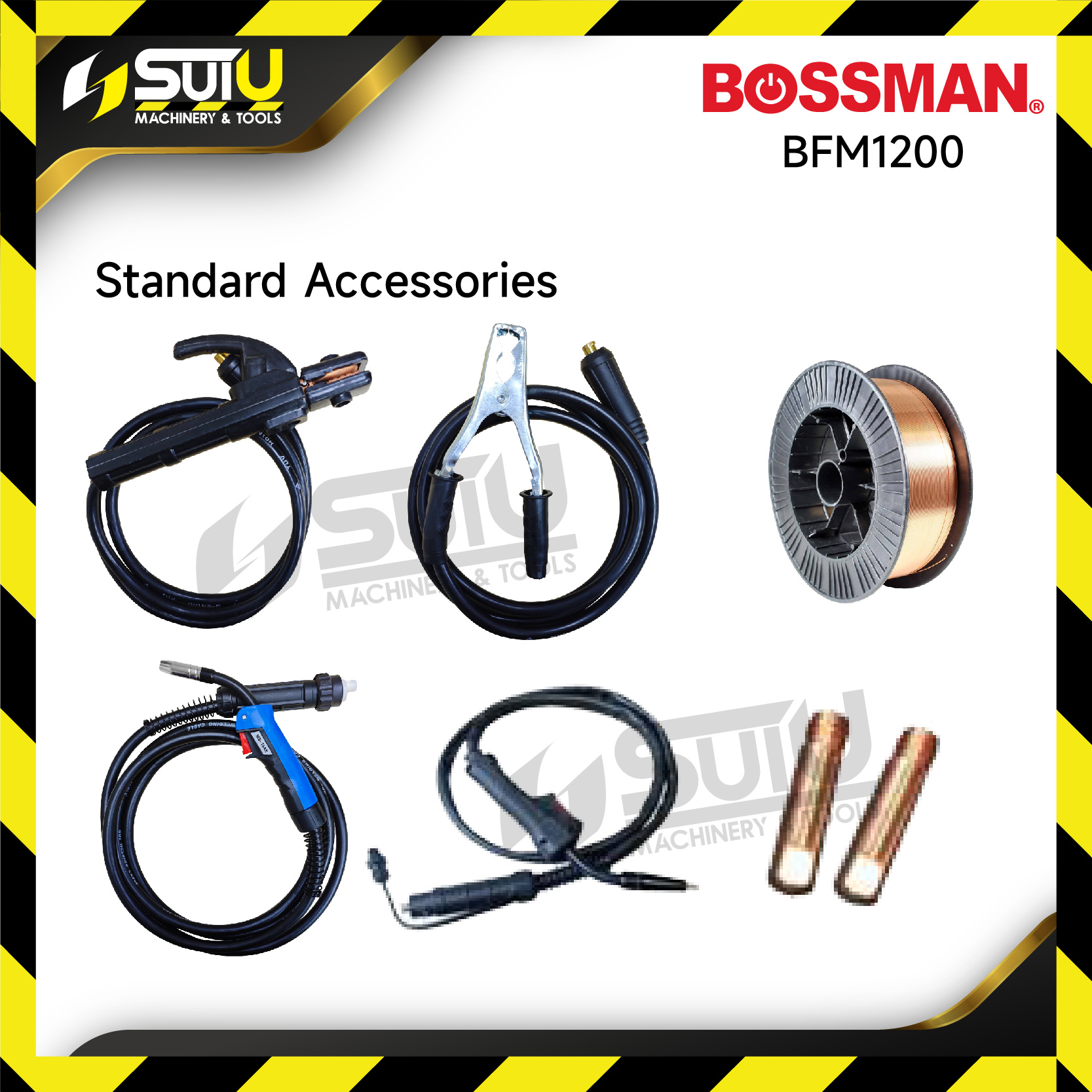 BOSSMAN BFM1200 3 IN 1 Multi Welding Machine / Mesin Kimpalan w ...
