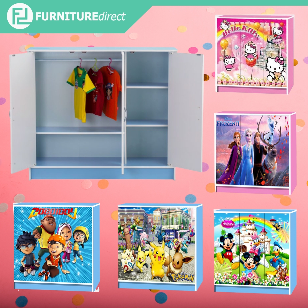 WONDERLAND kids children wardrobe cabinet/ Boboboy Frozen Upin Ipin ...