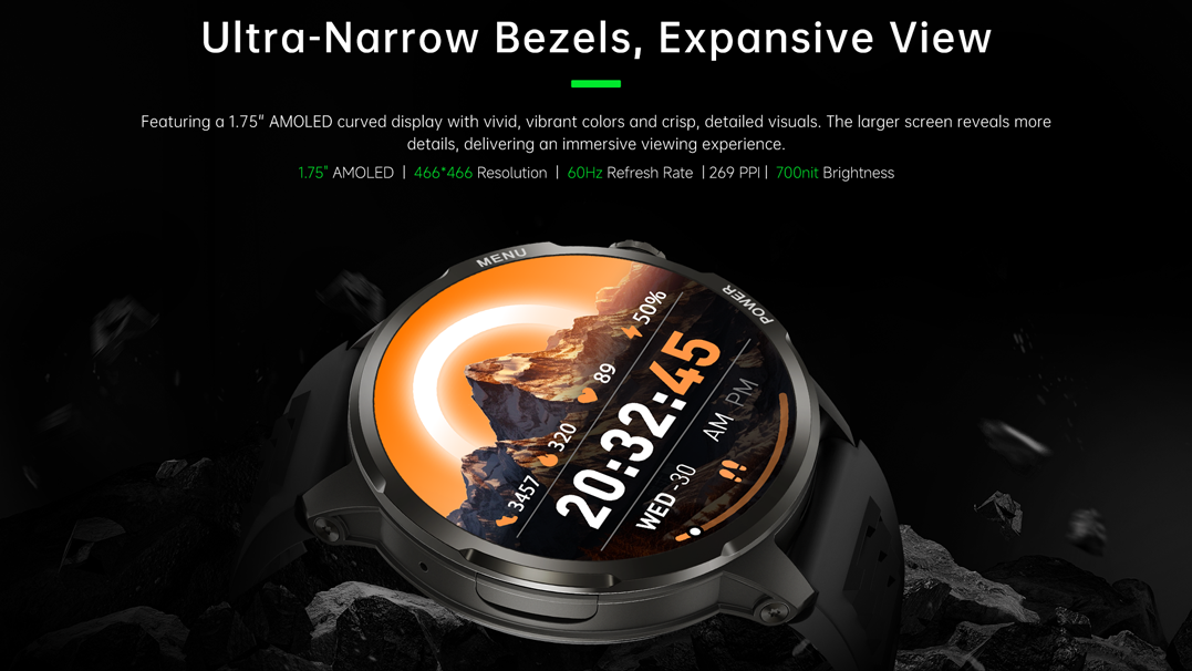 Black Shark Watch X Pro with Rotating Camera | 1.75" Amoled Display ...