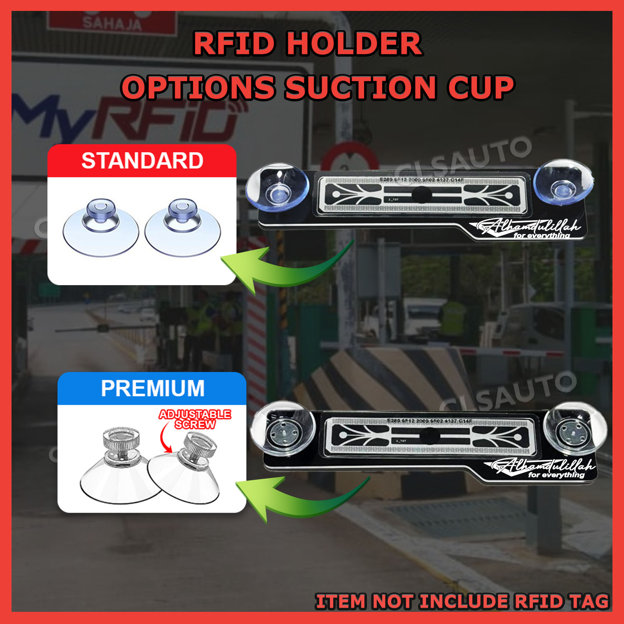RFID Holder Islamik Kereta RFID Cover RFID Casing Automotive ...