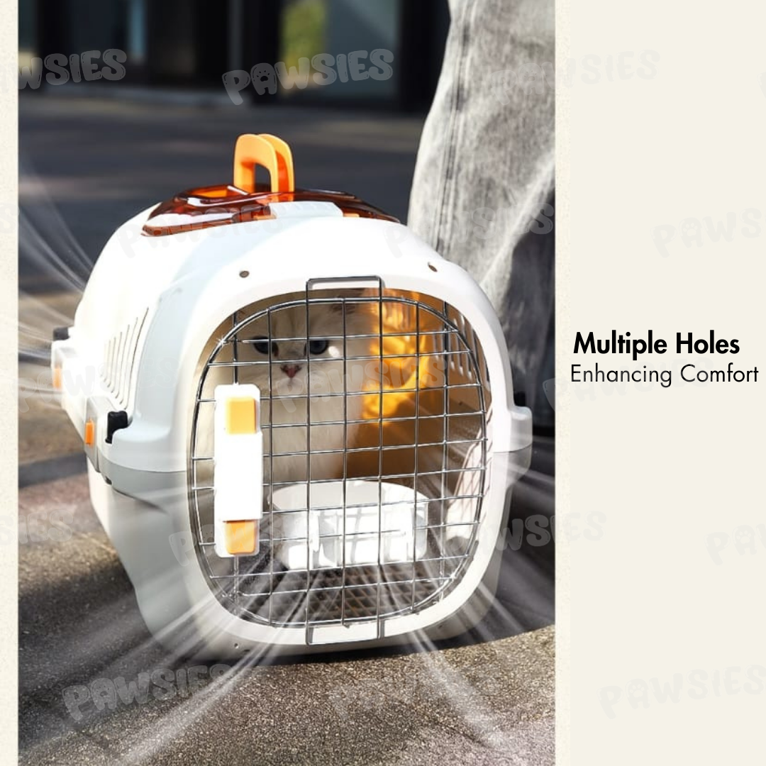 [24HR SHIP] CAT DOG AIR BOX PORTABLE CAGE Airline Standard Cat Dog Box ...