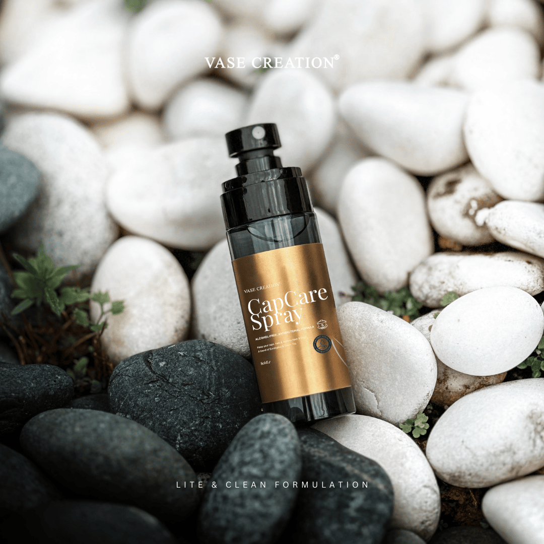 Vase Creation Cap Care Spray 80ml - Alcohol-Free Deodorizer for Cap/Hat ...