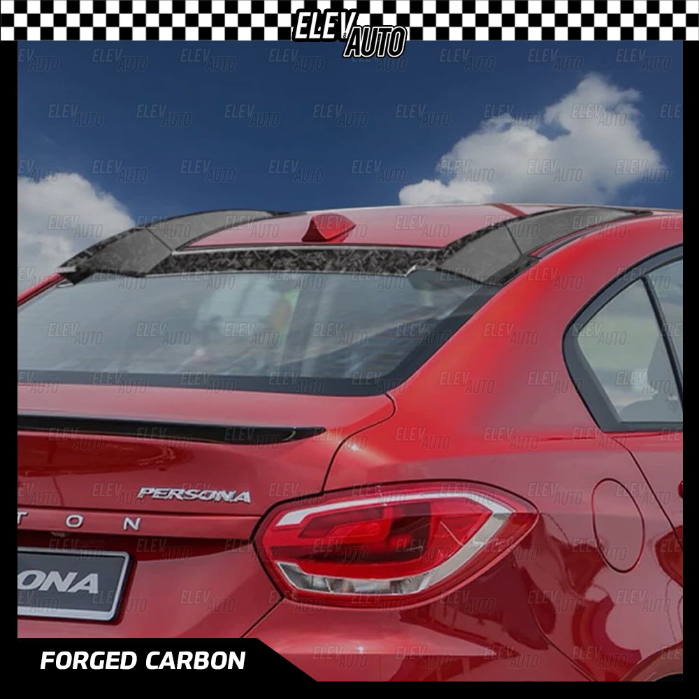 Proton Persona VVT 2016 - 2025 Rear Top Roof Spoiler Carbon Matte Black ...
