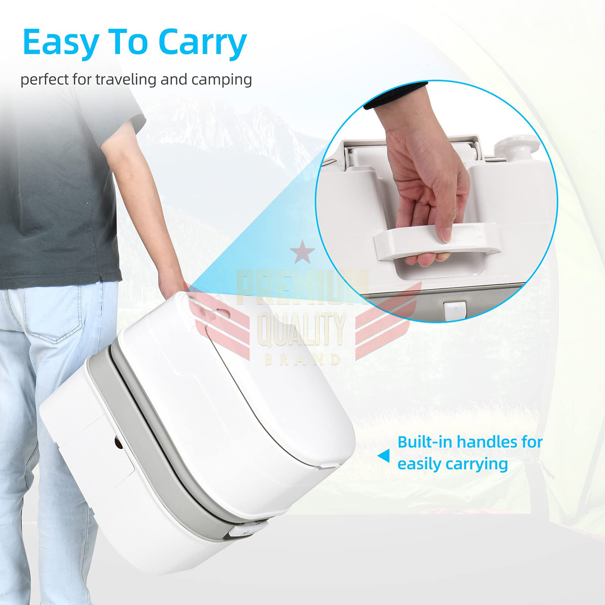 20L 24L Portable Toilet for camping Mobile Outdoor Travel Boat Toilet ...